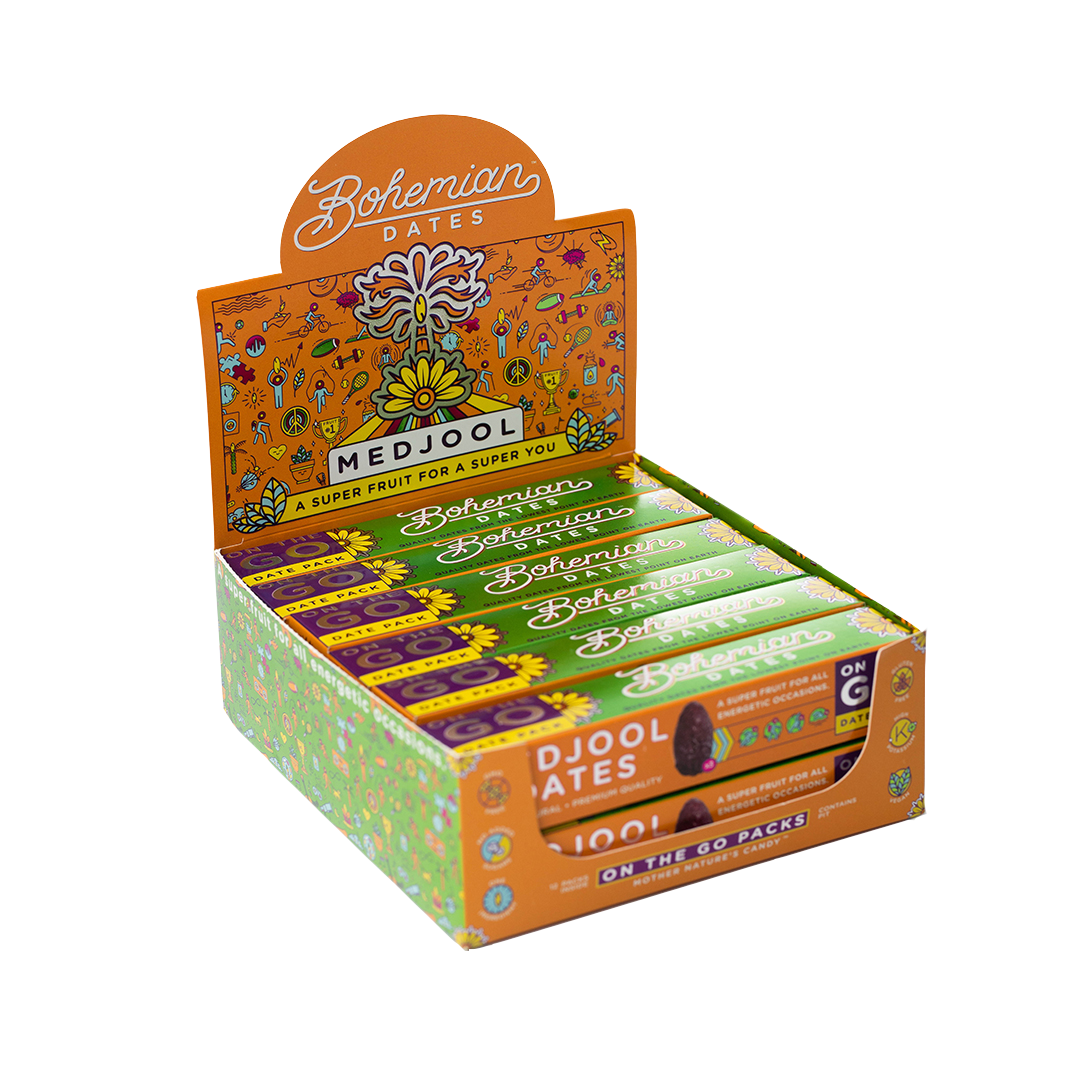 Medjool Date Fruit Package Design for Bohemian Dates™ by Akyros Inc.