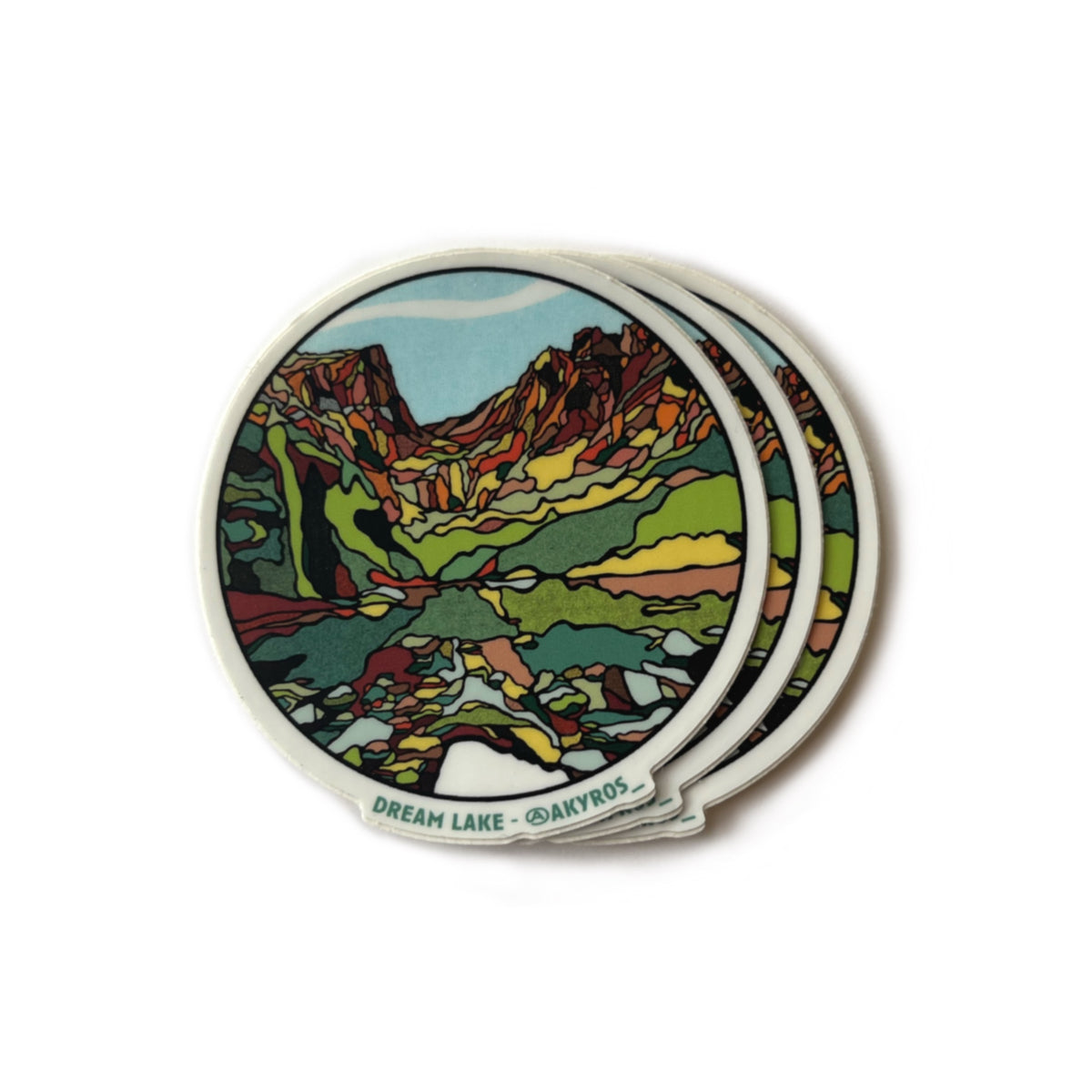 Dream Lake RMNP - Sticker | AKYROS Art & Design Co. – Akyros